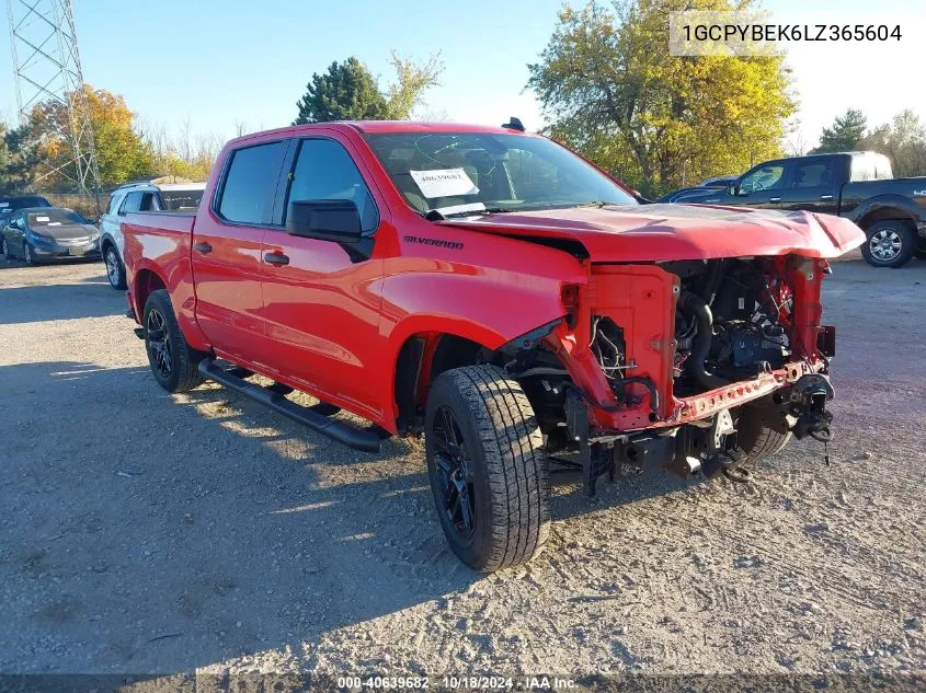 2020 Chevrolet Silverado 1500 4Wd Short Bed Custom vin: 1GCPYBEK6LZ365604